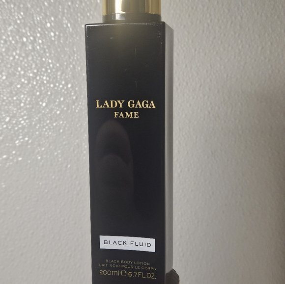 Lady Gaga | Skincare | Lady Gaga Fame Black Fluid Body Lotion | Poshmark